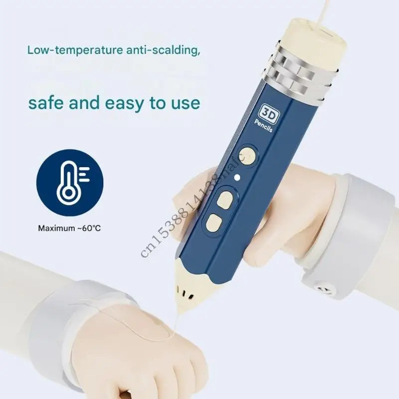 Creative 3D Drawing Pen for Kids – Safe Temperature Control – mylovely-baby