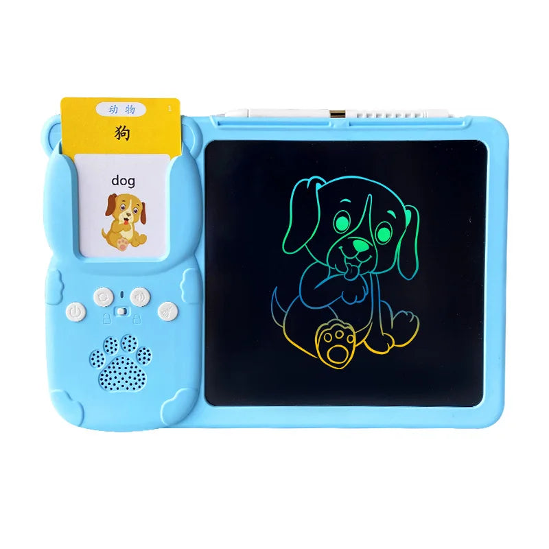 Talking Flash Cards with LCD Writing Tablet – Learn, Read & Write ...