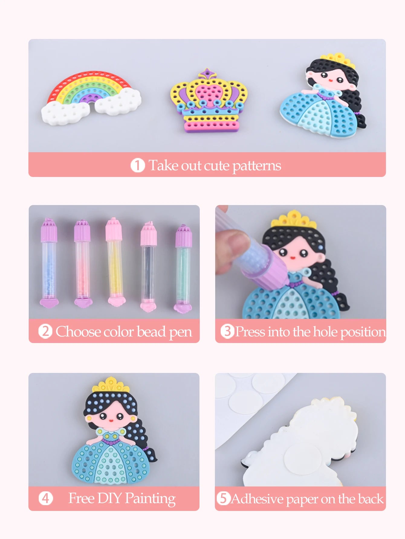 Creative DIY Bead Pen Set – Sparkling, Fun – mylovely-baby