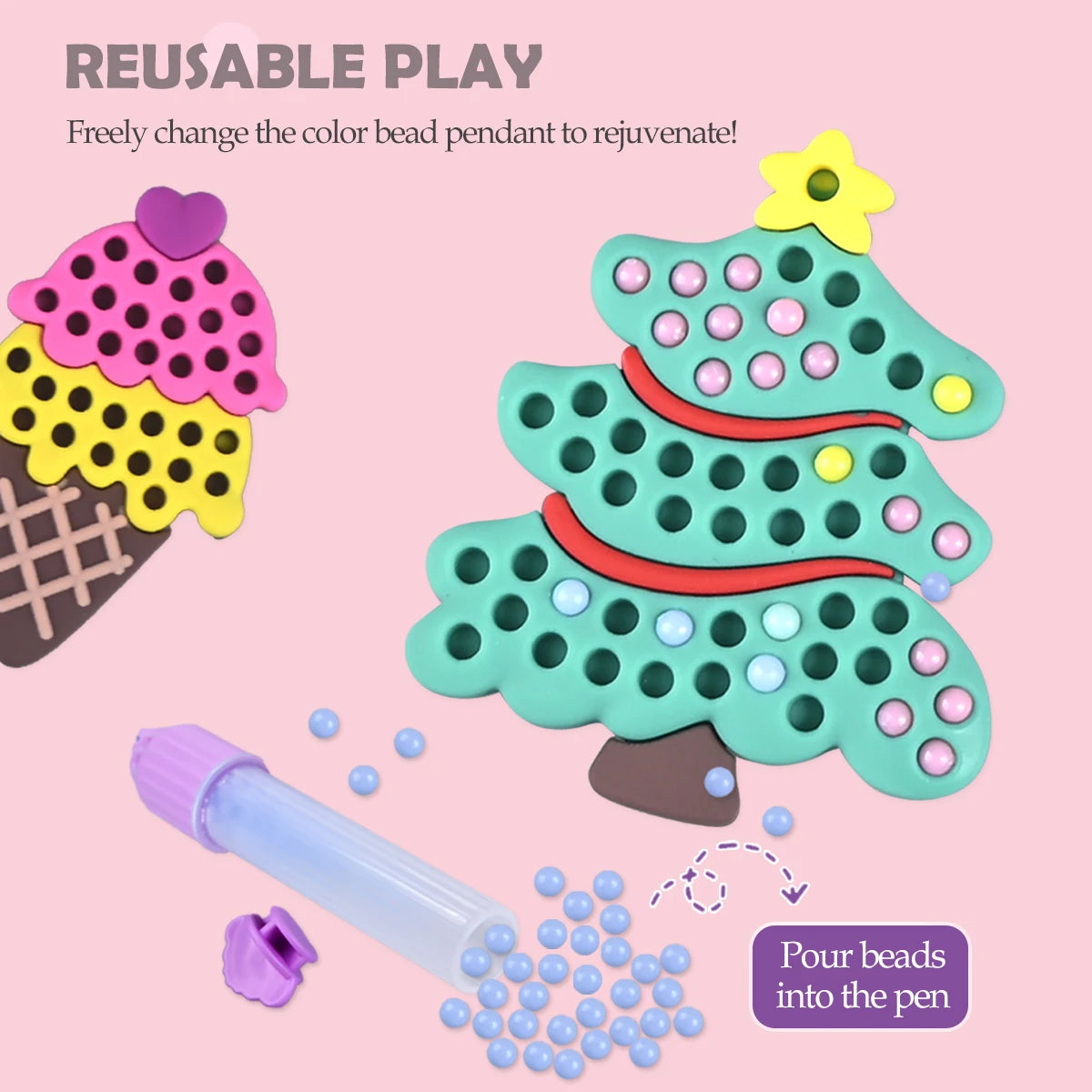 Creative DIY Bead Pen Set – Sparkling, Fun – mylovely-baby