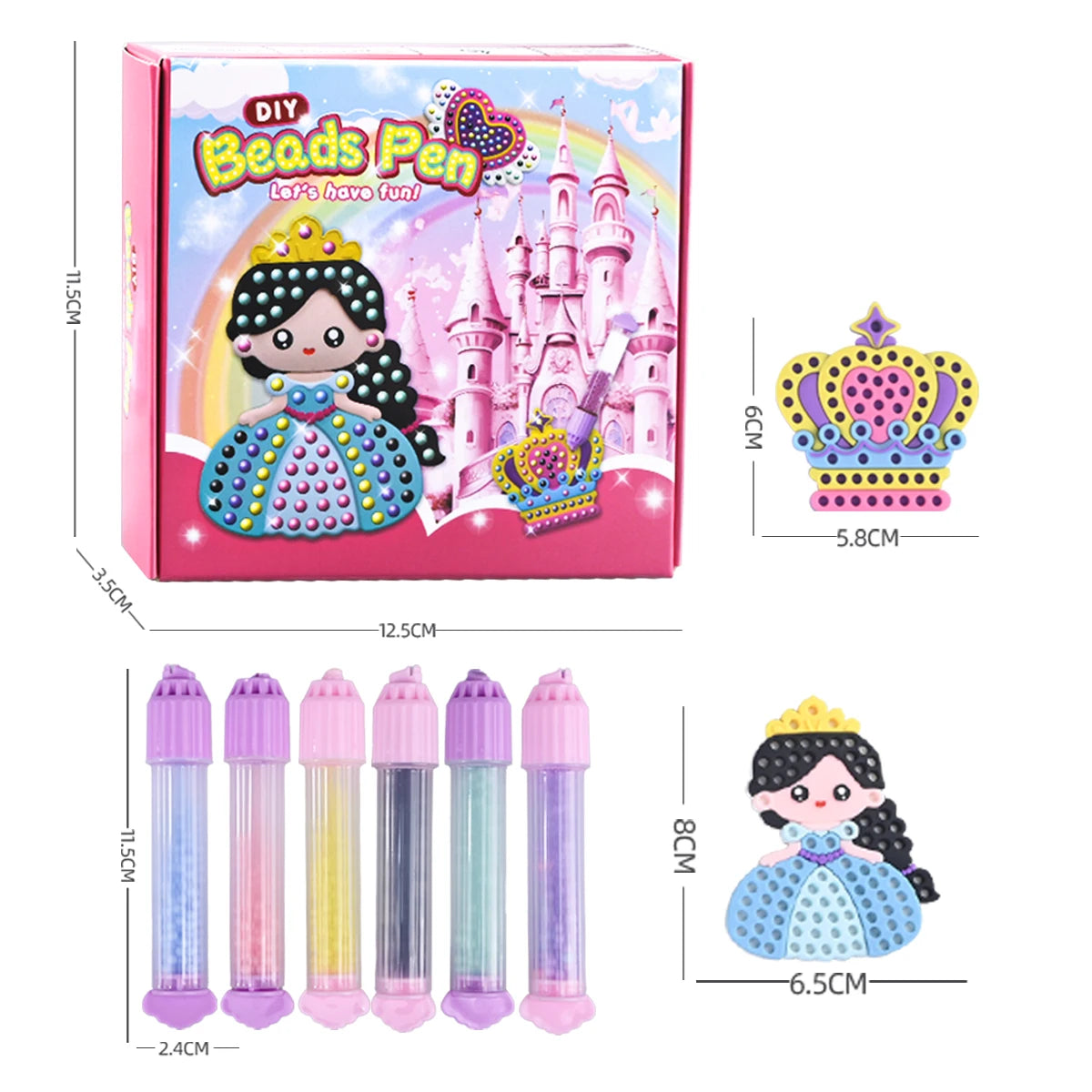Creative DIY Bead Pen Set – Sparkling, Fun – mylovely-baby