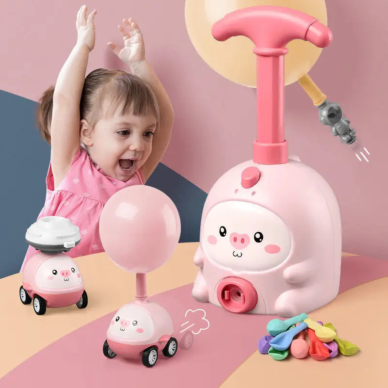 Rocket Balloon Car Launcher – Educational Air Power Science – mylovely-baby